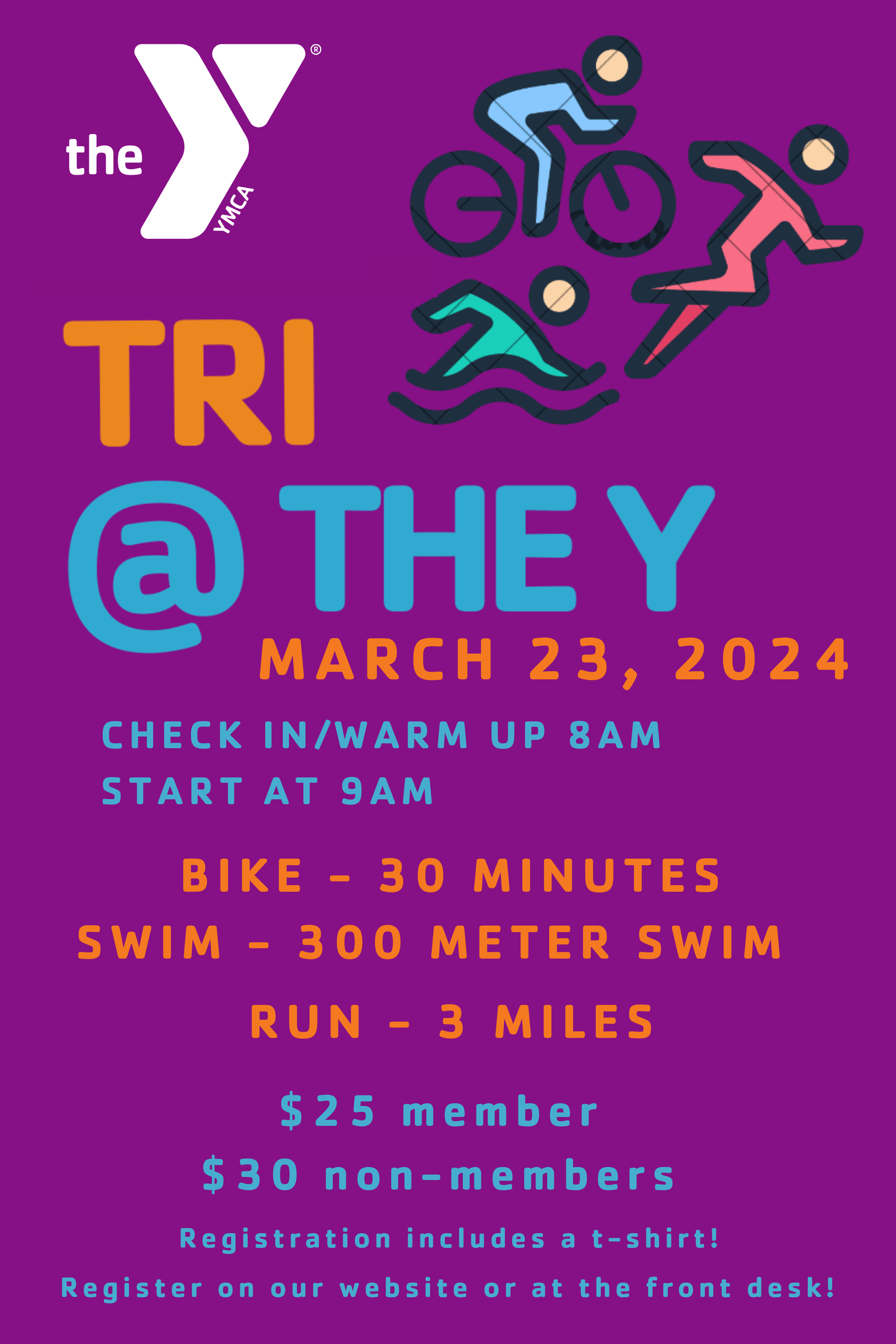 Tri Poster 24×36 – MASON CITY FAMILY YMCA