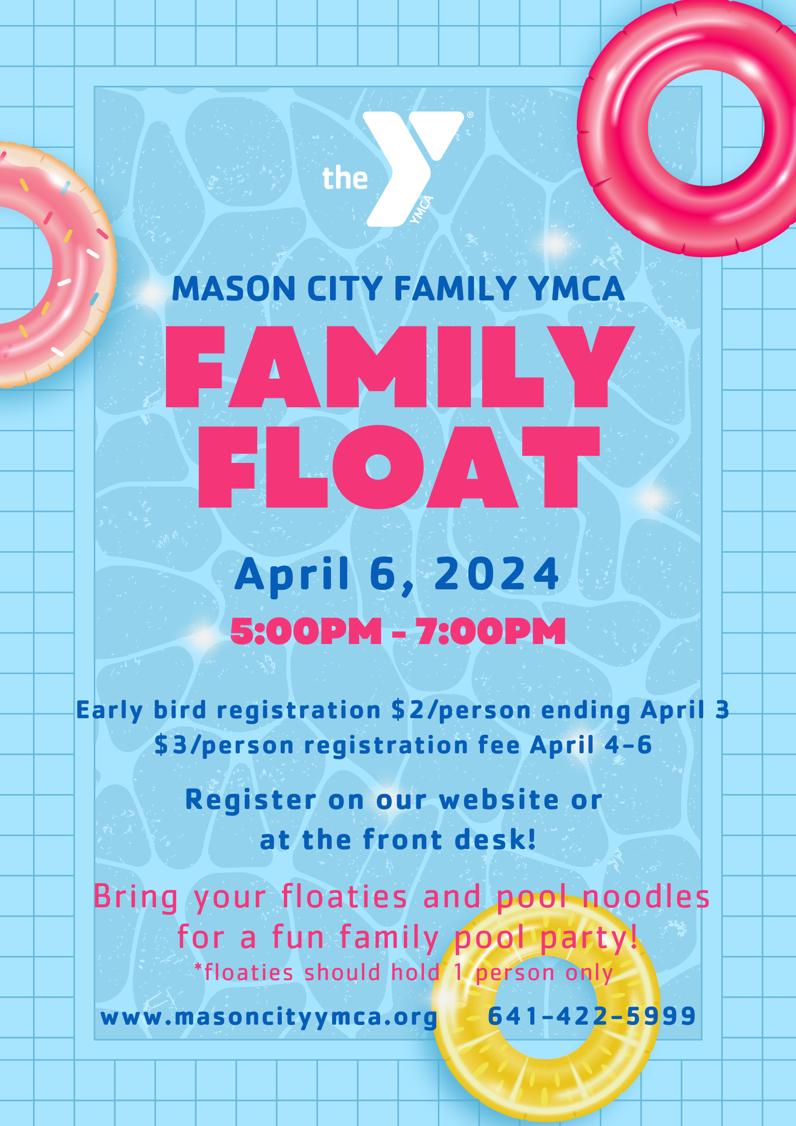 family float – MASON CITY FAMILY YMCA