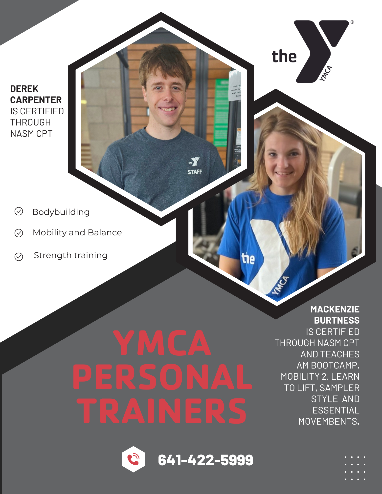 personal training flyer. derek.mackenzie – MASON CITY FAMILY YMCA