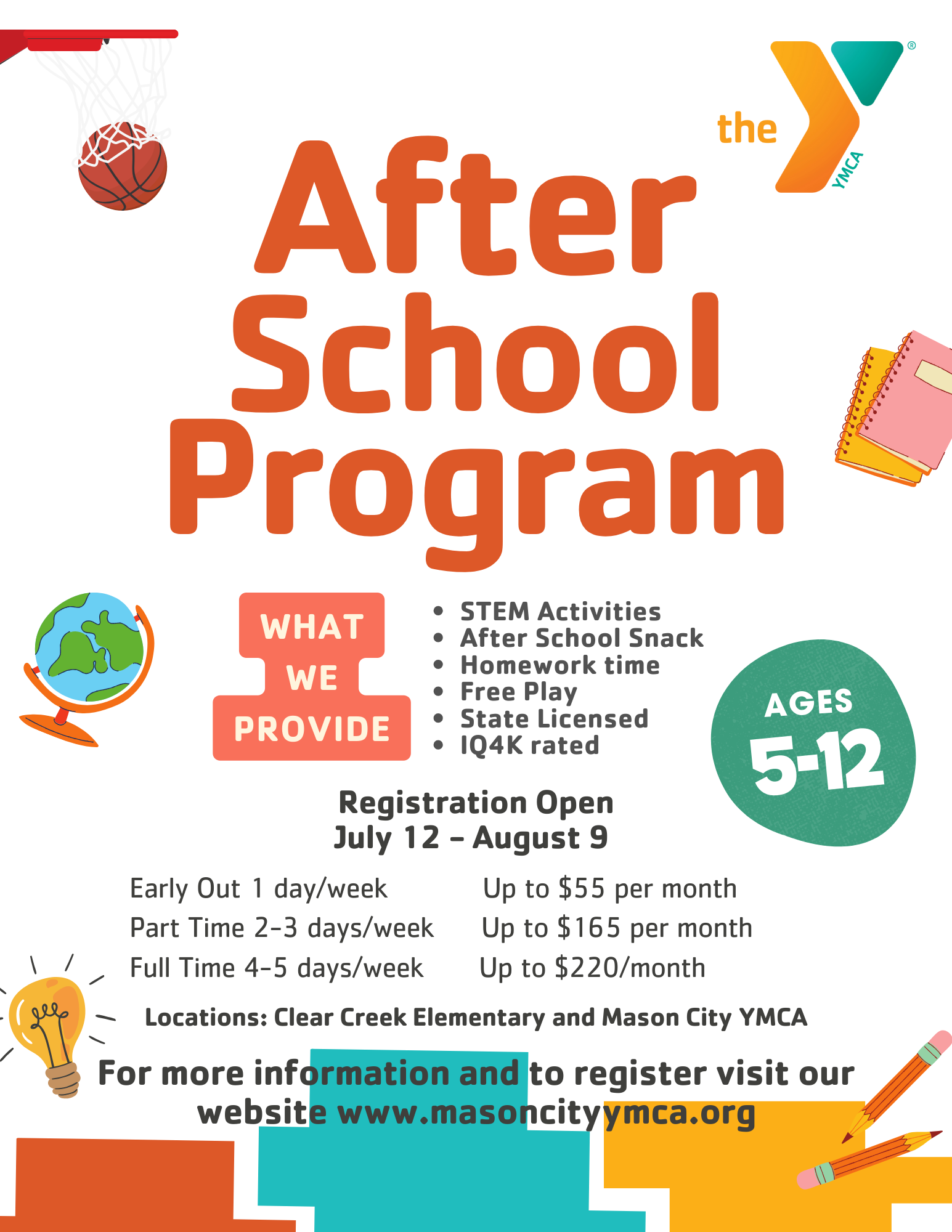 After School Program flyer – MASON CITY FAMILY YMCA