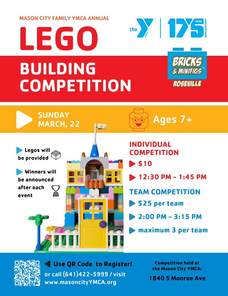LEGO Building Competition – MASON CITY FAMILY YMCA